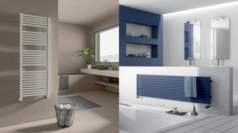 Bathroom towel radiator sizes: dimensions and output guide